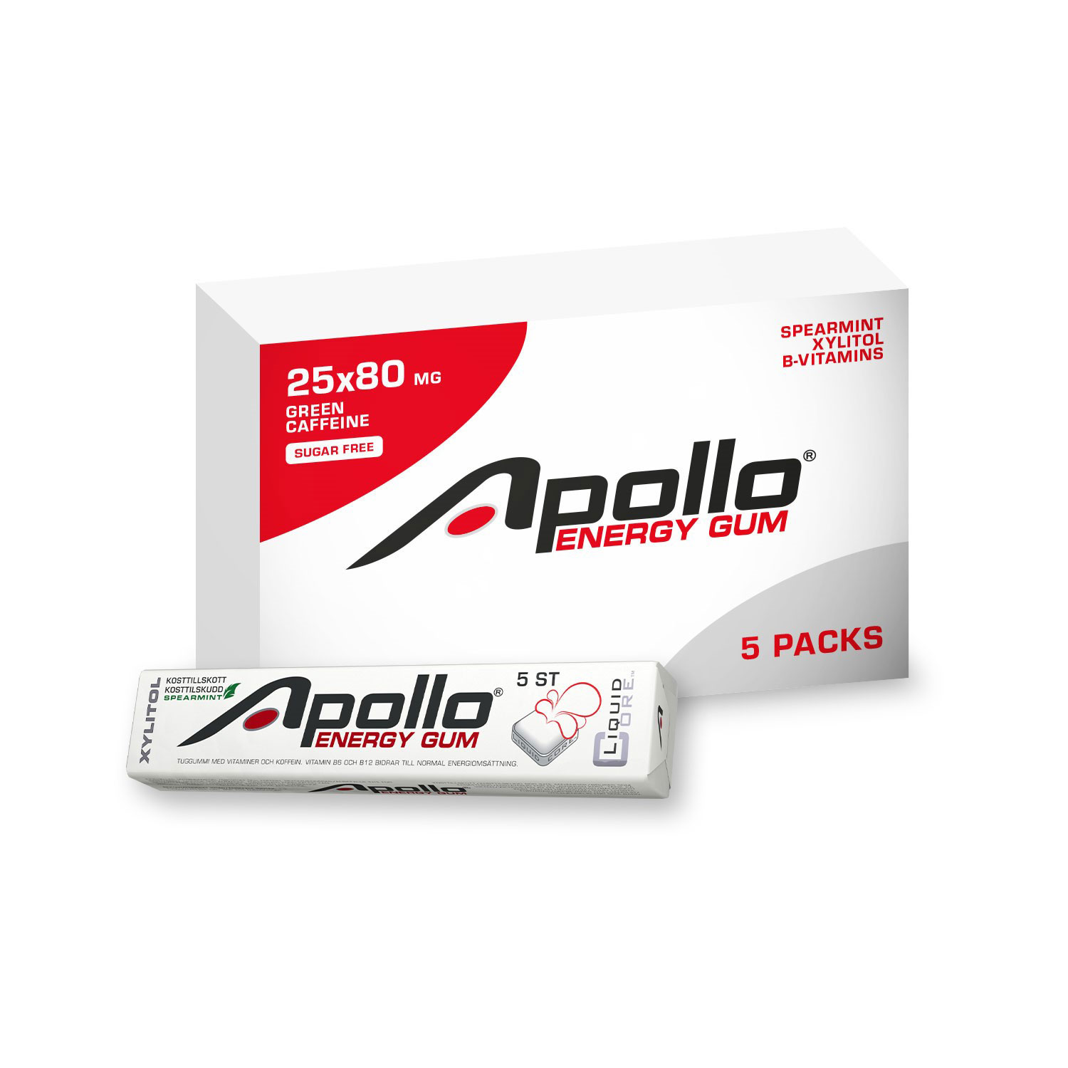 Apollo Energy Gum 15-pack + 5-pack - Köp Energituggummi Online ...