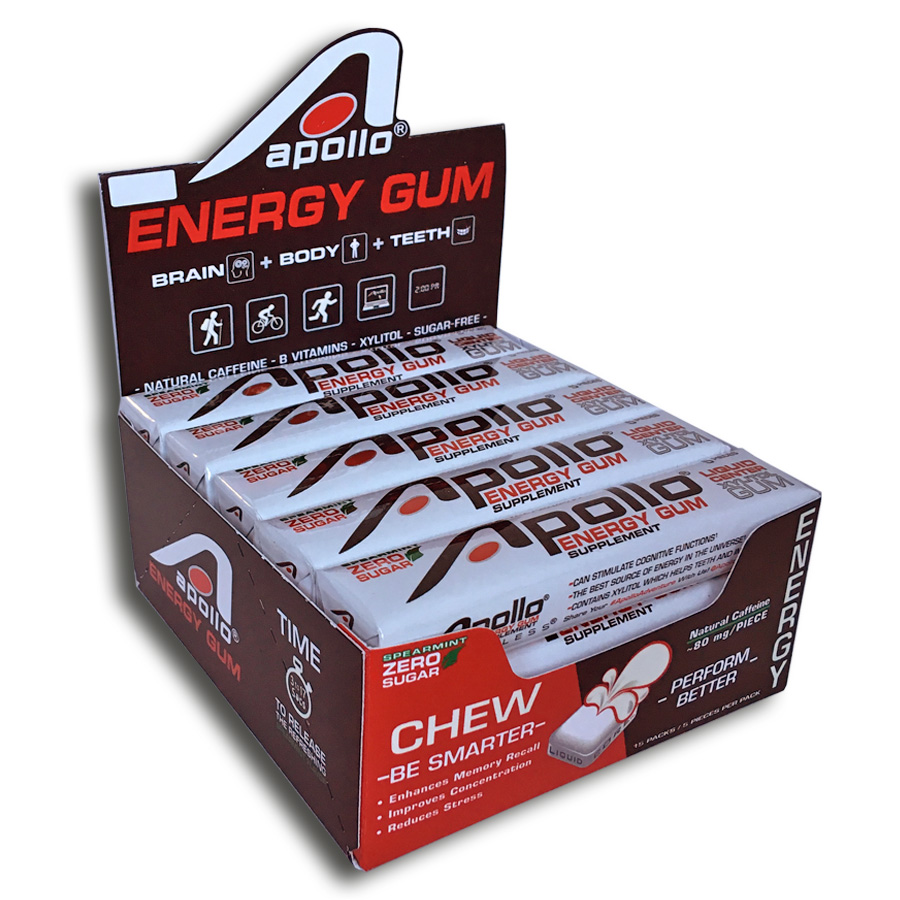 Apollo Energy Gum – Smidig tuggummi och portabel energi, perfekt ”on ...